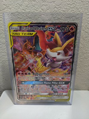 JUMBO POKEMON KARTE-CHARIZARD & Braixen GX Full Art Promo #sm230 NM TCG EUR 10,11 - PicClick DE