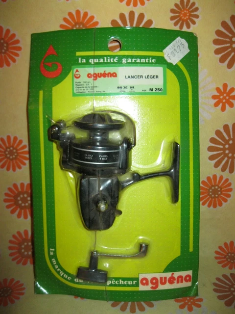 NEUF VINTAGE ANCIEN MOULINET DE PÊCHE AGUENA M250 LANCER LEGER Rivière ...