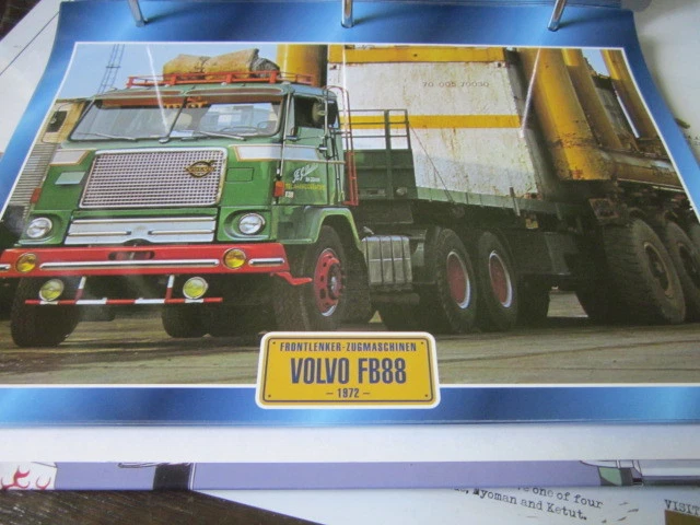 SUPER TRUCKS FRONTLENKER Schweden Volvo F16,460, 1987 EUR 4,46 ...
