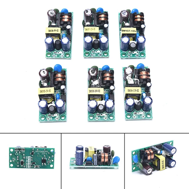 AC-DC 3V 5V 9V 12V 15V 24V Isolated Switching Power Supply Module Board ...