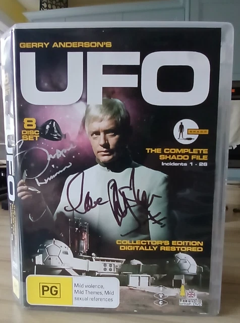 UFO COMPLETE SHADO Files 8 Dvd Set Signed By Shane Rimmer And Ayshea ...