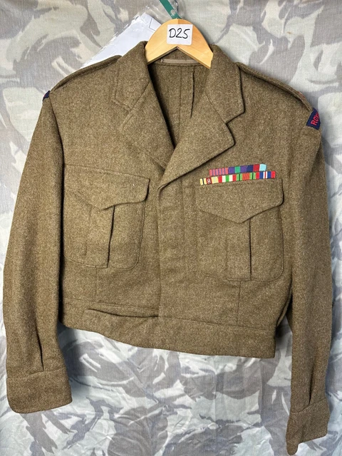 ORIGINAL WW2 1940 Pattern British Army Battledress Jacket - RA - George ...