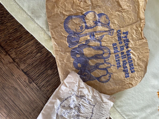 2 XVINTAGE PAPER Bags props Maynard’s confectionery Fyfes Tunbridge ...