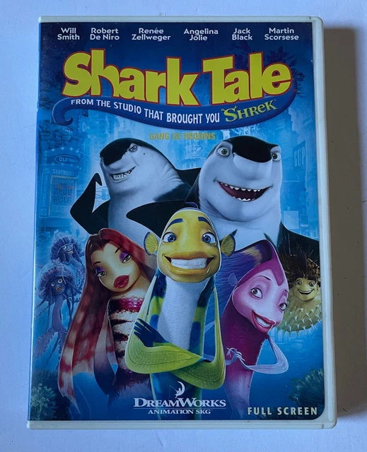 SHARK TALE 2004 DVD Will Smith Robert De Niro Jack Black Anjelina Jolie ...