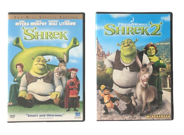 SHREK (2 DISC Edition), Shrek 2 and Shrek the 3rd DVDs EUR 21,29 ...