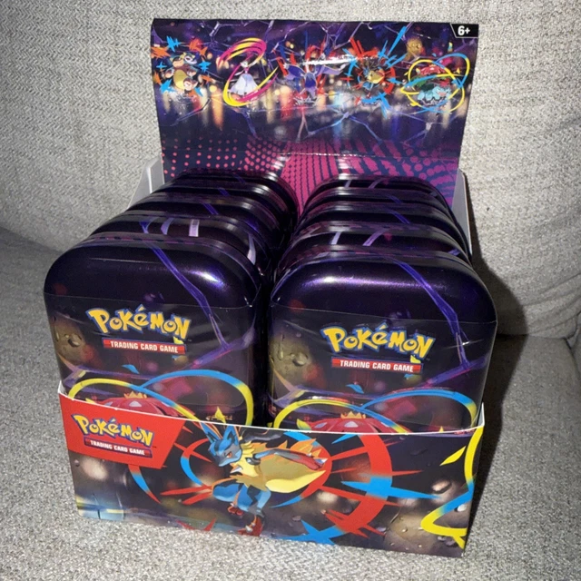 POKEMON MEGA EVOLUTIONS/ Destined Rivals Mini Tin Display 10 Sealed ...