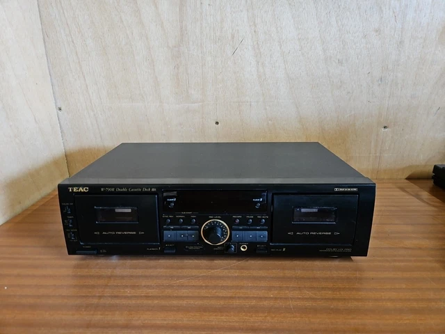 TEAC W-790R DOUBLE Cassette Tape Deck Dolby HX PRO Recorder Read Descrition $134.50 - PicClick AU