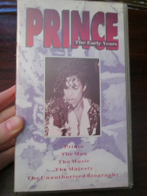 PRINCE THE EARLY Years VHS Video Tape (NEW) £4.99 - PicClick UK