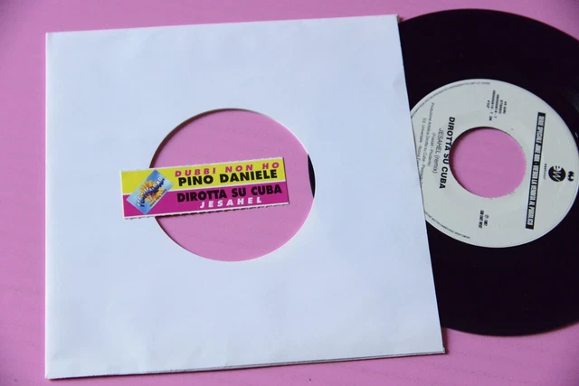 PINO DANIELE DUBBI Non Ho Dirotta Sur Cuba NM 7" 45 Sticker Juke Box ...