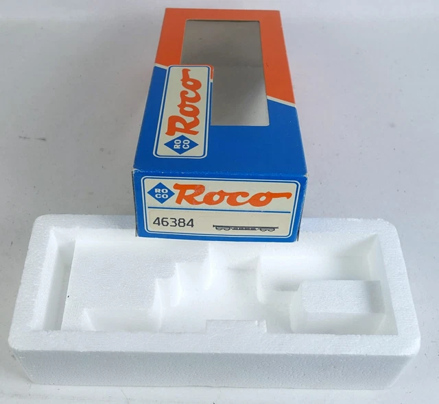 ROCO 46384 LEERKARTON Güterwagen Schwerlast Flachwagen Slmmp Spur H0 ...