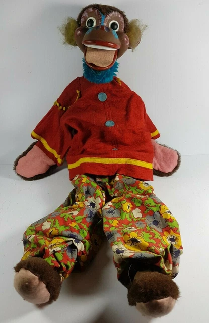 VINTAGE PELHAM PUPPET Cheeky Monkey Vent Doll With Legs - Ventriloquist ...