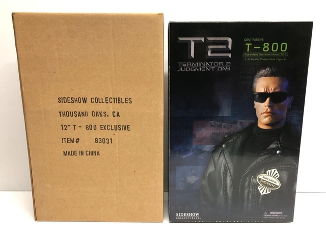 SIDESHOW EXCLUSIVE T2 Terminator 2 "Arnold" T-800 Collectors 1:6 Figure ...