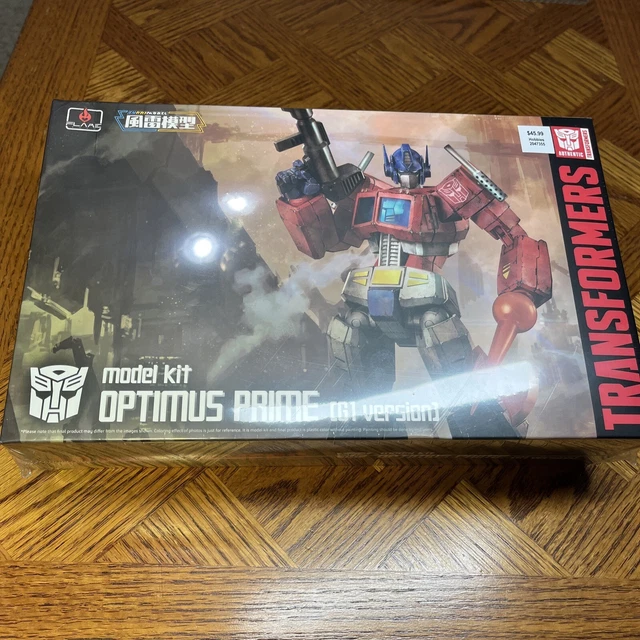 HASBRO TRANSFORMERS OPTIMUS Prime Model Kit G1 Version Flame $29.99 ...