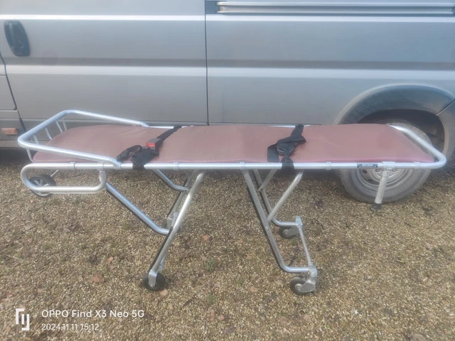 FIRST CALL Stretcher.. Funeral / Mortuary Equipment, With Cover. £500. ...