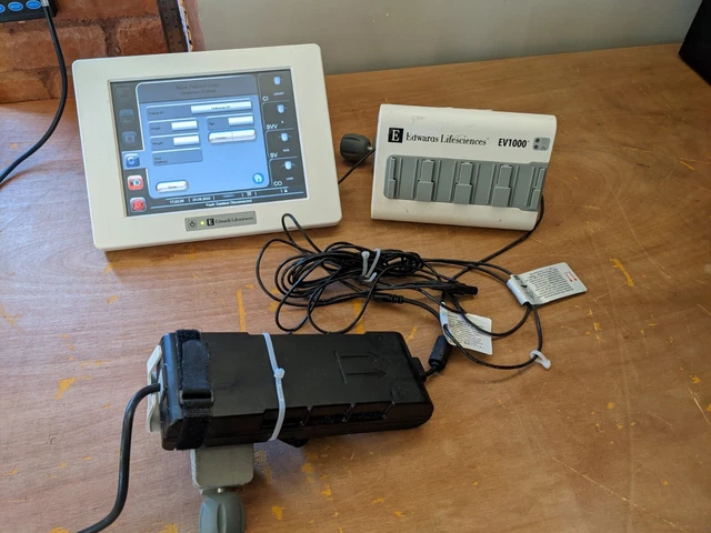 EDWARDS LIFESCIENCES EV1000M Monitor + Databox DV100DB EV1000 $1,611.44 ...