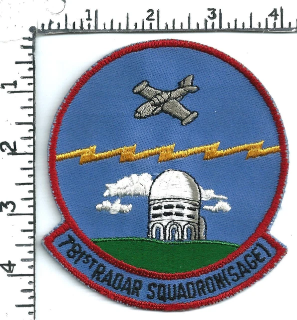 100% ORIGINAL USAF ADC patch (circa 1960's) 781st Radar Squadron (SAGE ...