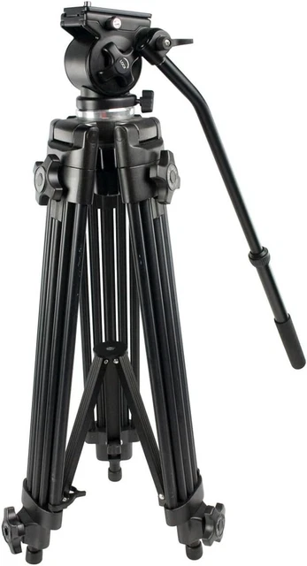TRÍPODE PARA VIDEOCÁMARA profesional Konig KN-TRIPOD110 + sistema avanzado de amortiguación de ...