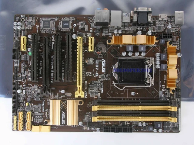 ASUS Z87-C MOTHERBOARD Intel Z87 LGA 1150 Socket H3 DDR3 £116.10 ...