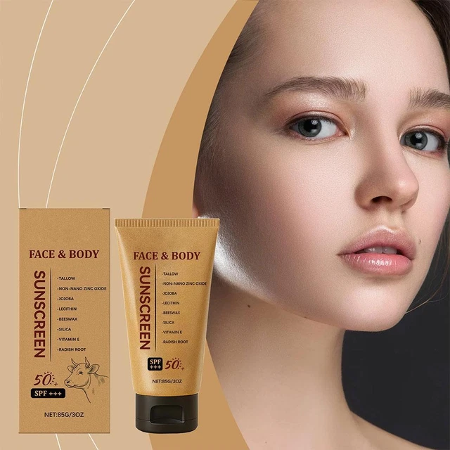 BEEF TALLOW SUNSCREEN , SPF 50+ PA+++ Sun Repairs D3P7 £5.44 - PicClick UK