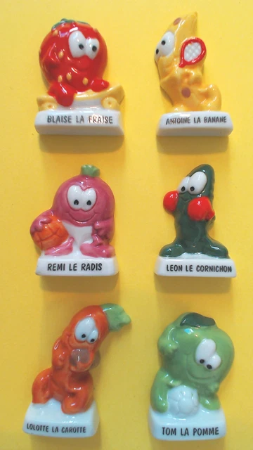 * FEVES 1,2,3, BOUGEZ ! série complète..ref. G69 FRUITS ET LEGUMES ...