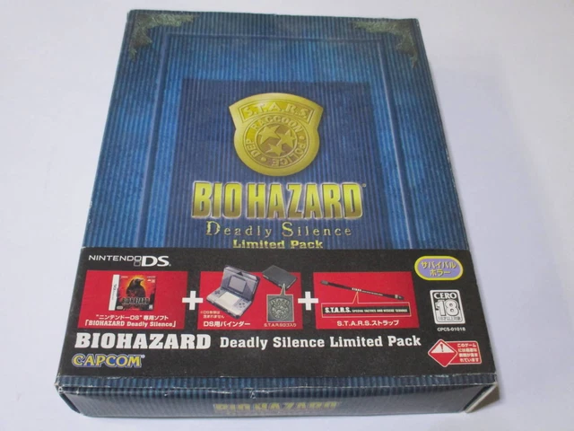 NINTENDO DS BIOHAZARD Deadly Silence Limited Pack Resident Evil CAPCOM ...