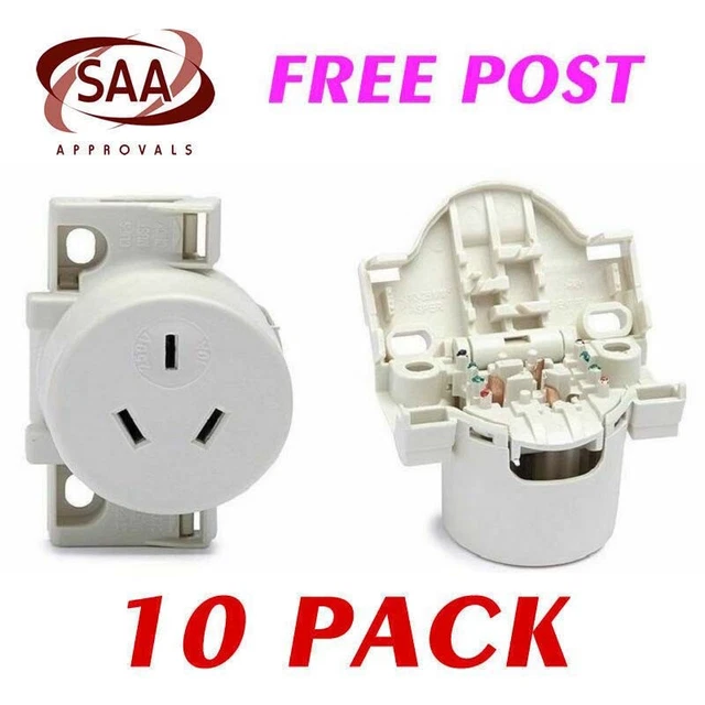 10 X QUICK Connect Surface Socket Plug Base 413QC15 EUR 17,20 - PicClick IT