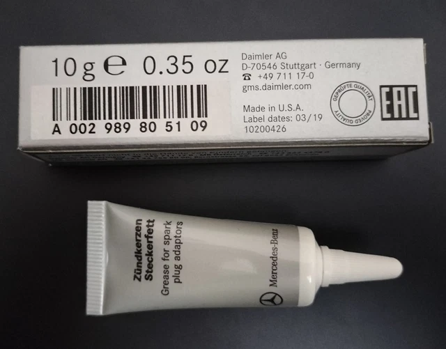MERCEDES BENZ ZÜNDKERZEN Steckerfett A 0029898051 09 EUR 8,50 - PicClick DE