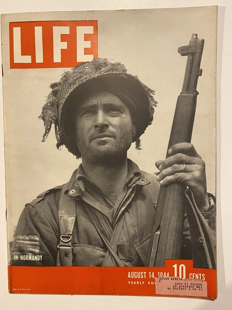 WORLD WAR II -WW2 AUG.14,1944 Life Magazine Normandy Adolf Hitler Nice ...