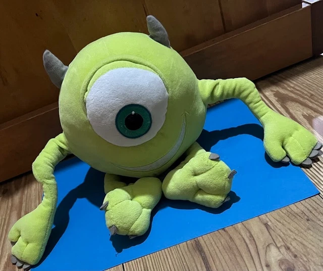 DISNEY STORE-PIXAR-MIKE WAZOWSKI-MONSTERS Inc. -Green-Soft Plush Toy ...