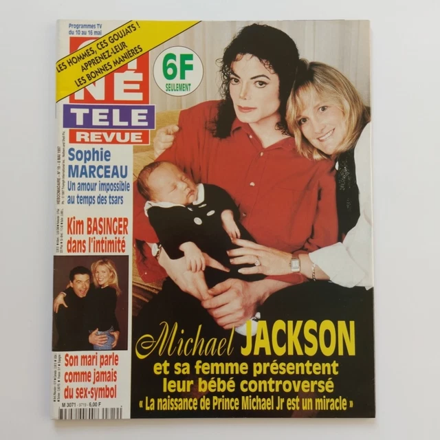 MICHAEL JACKSON/KIM BASINGER - RARE French Cine Tele Revue Magazine ...
