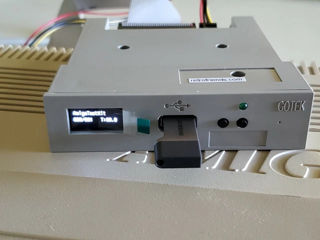 GOTEK USB FLOPPY Emulator with OLED - Amiga Atari IBM Roland AKAI EUR ...