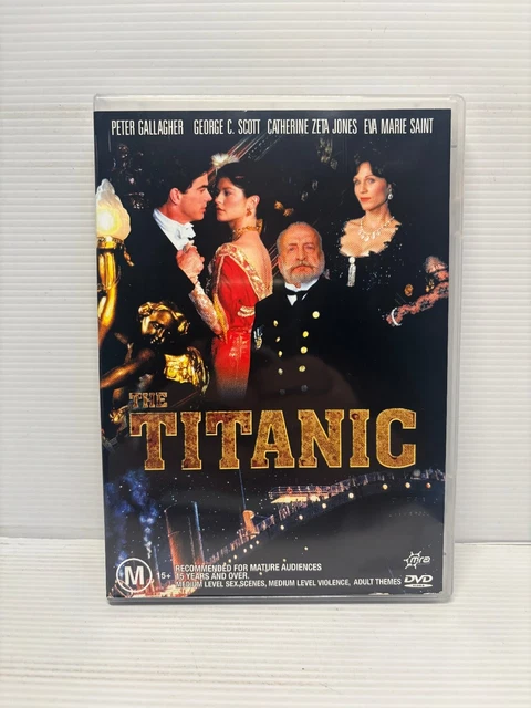 THE TITANIC DVD 1996 Peter Gallagher Catherine Zeta Jones Disaster ...