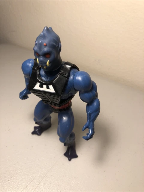 VINTAGE 1981 HE-MAN MOTU Masters Universe Figure Webstor Soft Head With ...