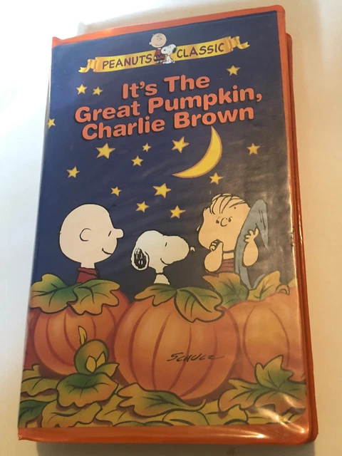 IT’S THE GREAT Pumpkin Charlie Brown Vhs Tape Peanuts Clamshell $5.54 ...