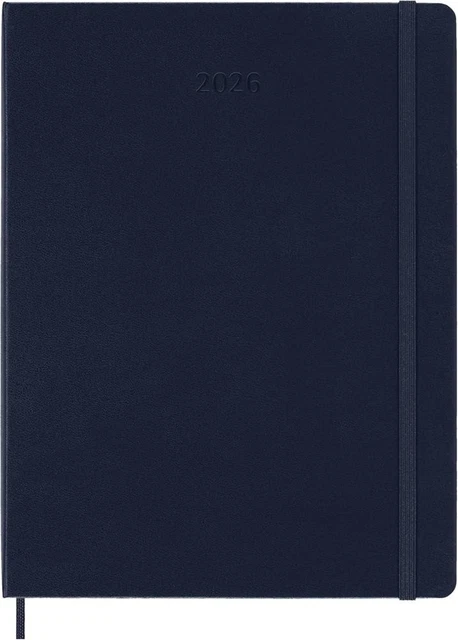 2026-12 MONTH WEEKLY Notebook Hard Cover Diary - Extra Large - Sapphire ...