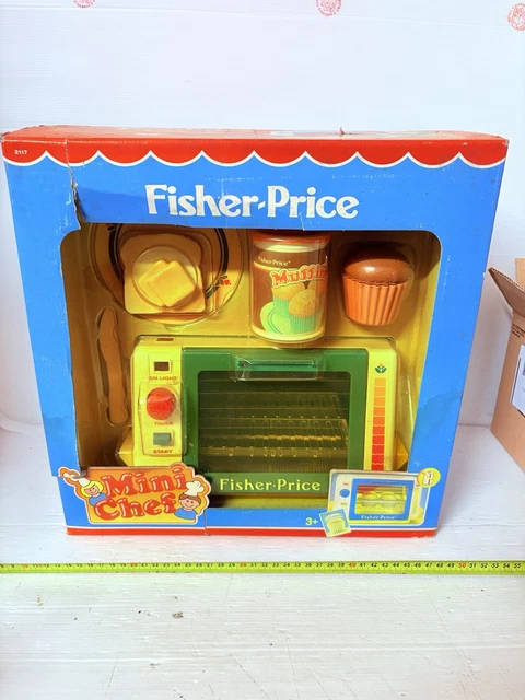 FISHER PRICE MINI Chef Golden Glow Toaster Oven Vintage New! EUR 129,00 ...