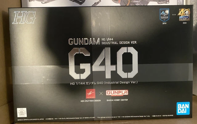BANDAI HOBBY G40 Industrial Design RX-78-2 Gundam HG 1/144 Model Kit ...