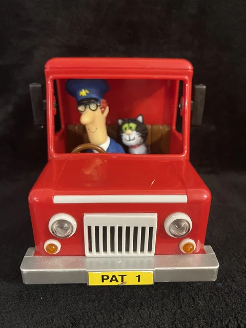 POSTMAN PAT & Jess The Cat Royal Mail Van Toy Vintage push & go motor £ ...