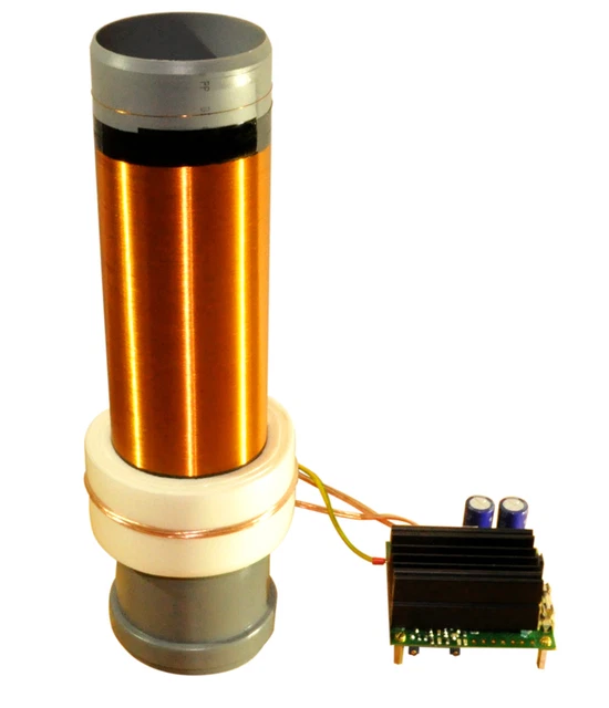 SOLID STATE TESLA Coil 24V SSTC Bausatz kit Teslaspule Teslatrafo ...