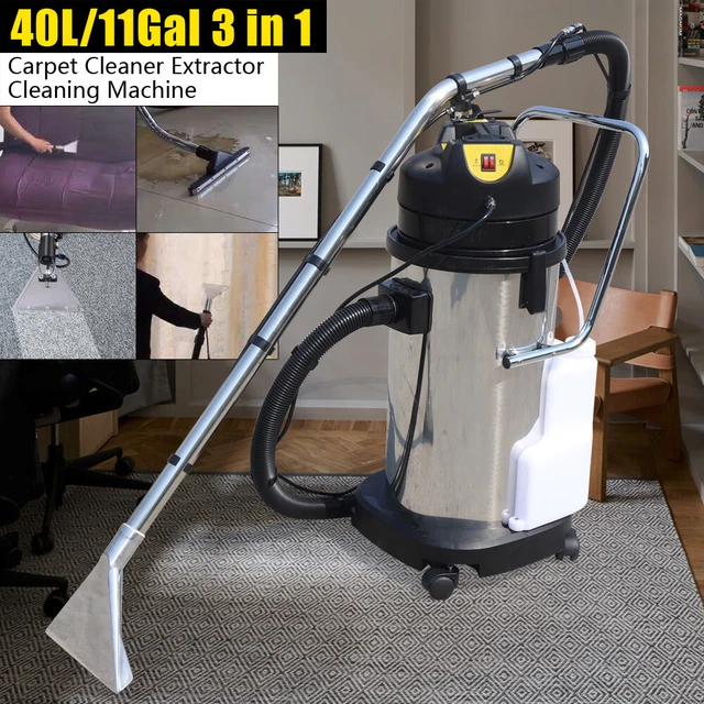 40L 3IN1 COMMERCIAL Carpet Cleaning Machine Cleaner Pro Vacuum Cleaner ...
