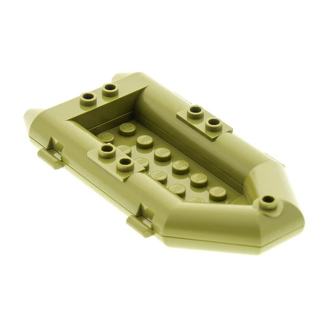1X LEGO BOOT 11x6x1 olive grün Schlauchboot Ruderboot 6016453 75977 ...