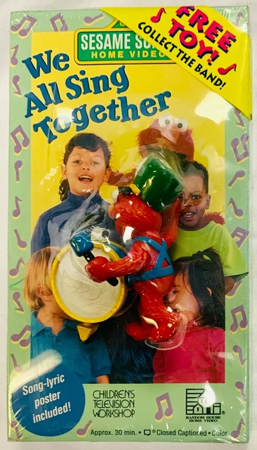 SESAME STREET - We All Sing Together (VHS 1993) Sesame Songs Home Video ...