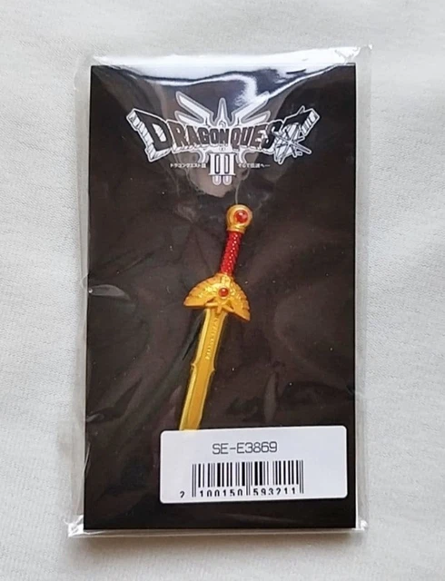DRAGON QUEST III Roto Erdrick Sword Pins Badge Button Square Enix TOYS ...