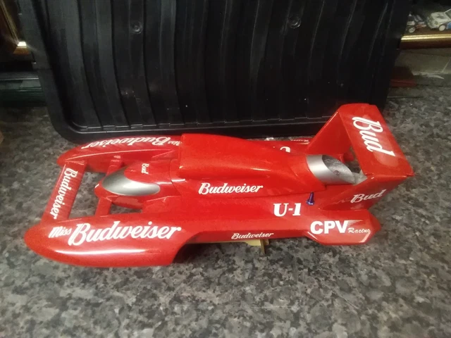1.12 MISS BUDWEISER Hydroplane Remote Control Never Used Very Rare £94. ...