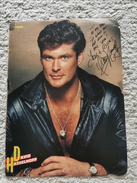 DAVID HASSELHOFF BAYWATCH Knight Rider Poster EUR 10,00 - PicClick IT
