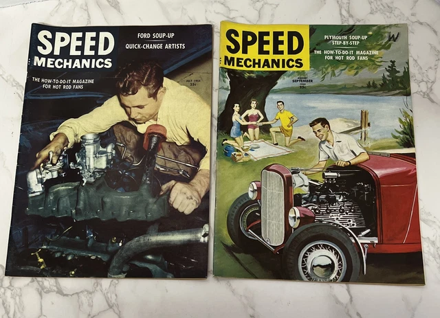 RARE SPEED MECHANICS Automotive Hot Rod How To Magazine July & Sept ...