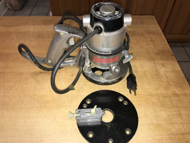 VINTAGE ROCKWELL PORTER Cable Router Motor Model 150M and Base Model ...
