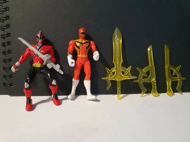 FIGURINE POWER RANGER rouge, samourai power ranger rouge EUR 11,50 ...