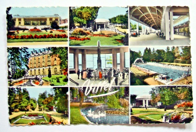 POSTCARD - VITTEL MULTIVIEW, VOSGES, FRANCE, 1963 (FRA1-8) £0.99 ...