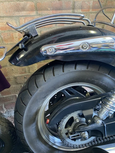 TRIUMPH SPEEDMASTER AMERICA, REAR MUDGUARD with LED back light / Break ...